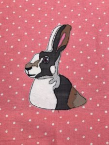 Hare Machine Embroidery Design. – Pixie Willow Patterns