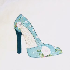 Machine Embroidery High Heel Shoe Pattern. 3 x Patterns – Pixie Willow ...
