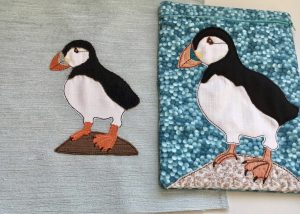 Raw Edge Applique Puffin – 3 sizes – Pixie Willow Patterns