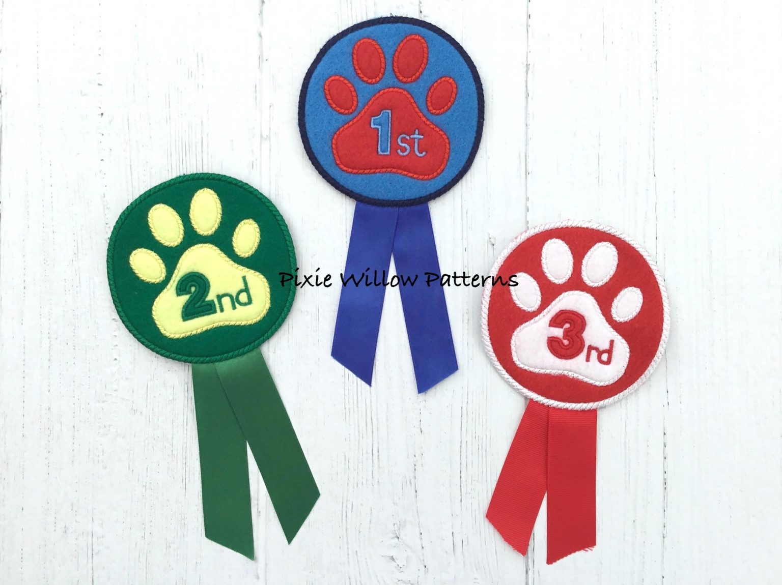 ITH Dog Show Rosettes 1st 2nd And 3rd Prize For 4 4 Hoop Award