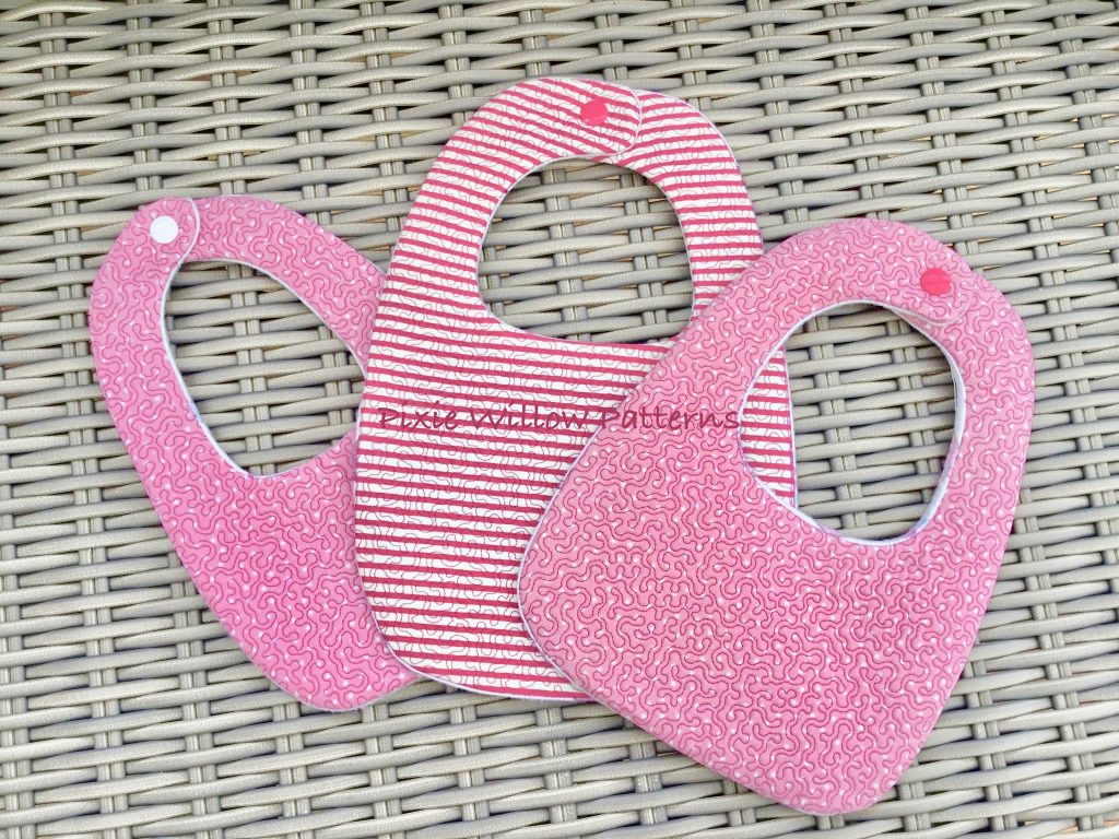 ITH Baby Bib pattern, Stipple quilted baby bib design,For 6×10, 7.9 x ...