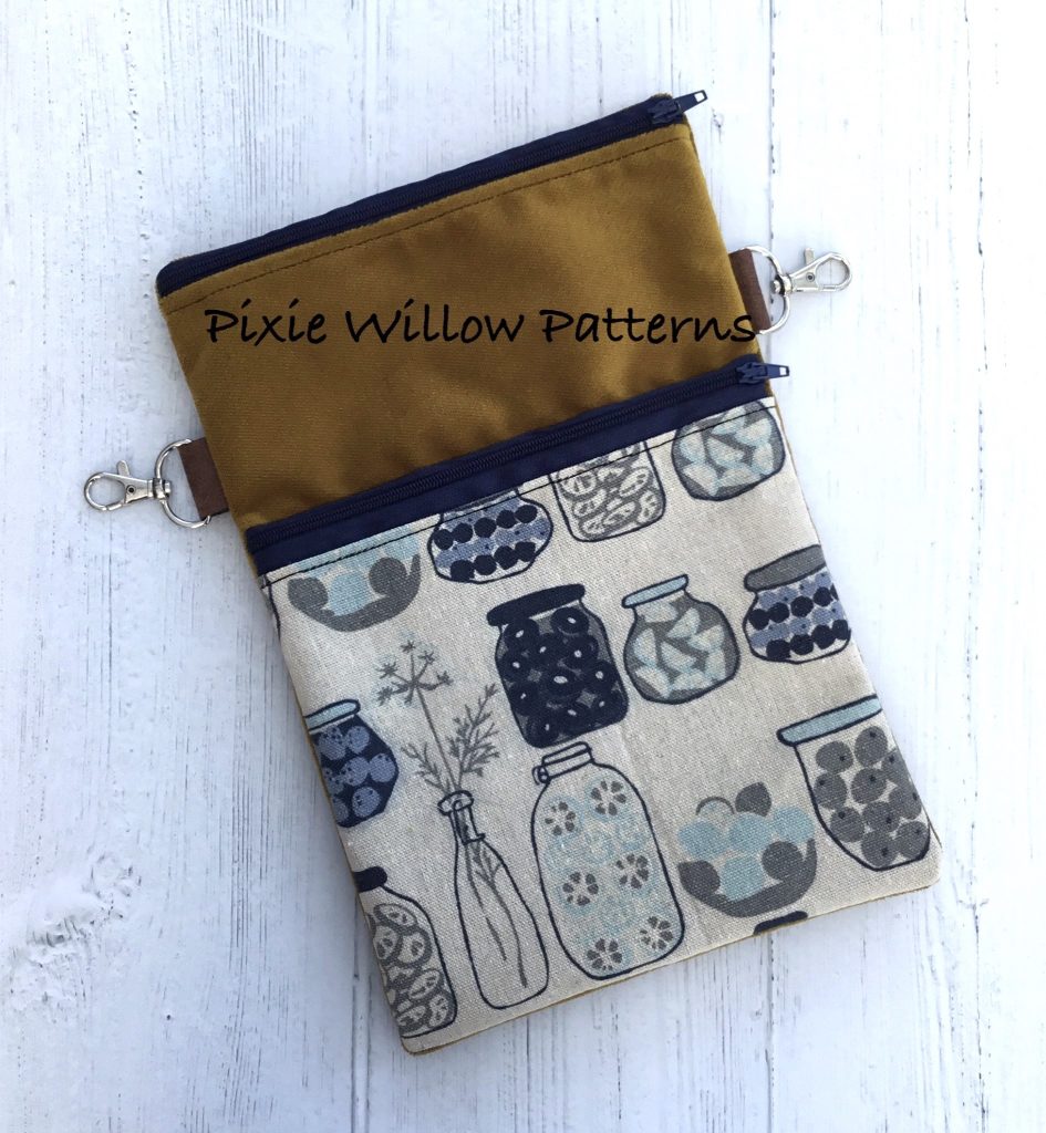 ITH Tall Double Zipper Bag, Fully lined with no exposed seams. In the hoop bag – 4 Sizes ...