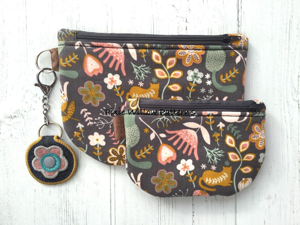 ITH Curved Zipper Bag AND key fob. Tab top Zipper bag for 5×7 and 6×10 ...