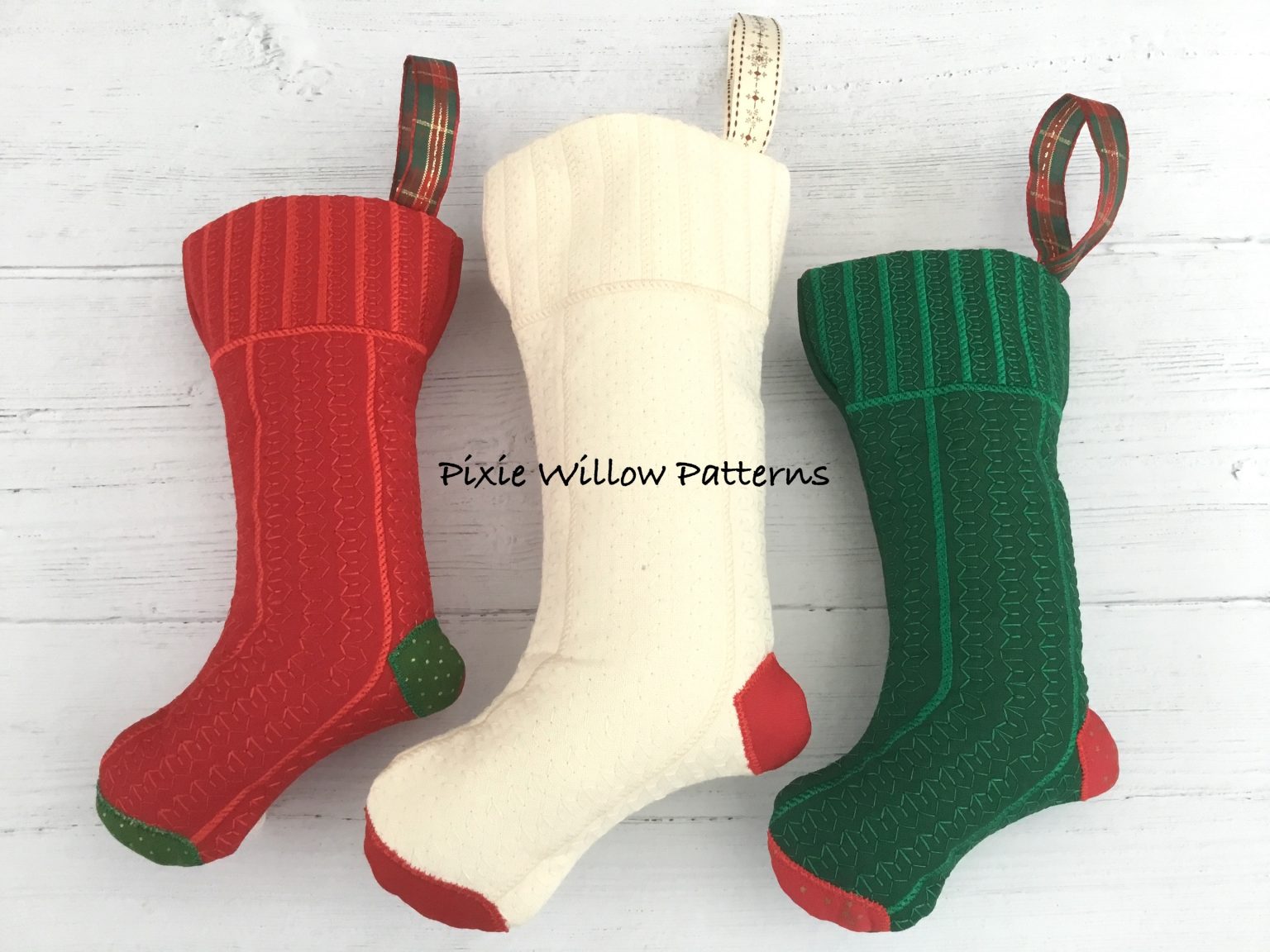 ITH Christmas Stocking. Machine embroidery pattern. Christmas stocking ...