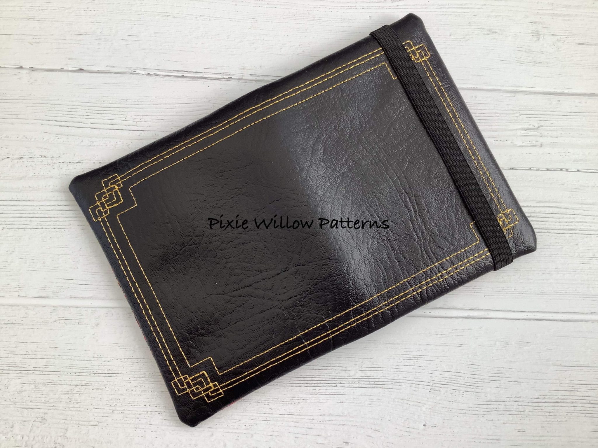 ITH Notebook Cover Art Deco inspired pattern. Machine embroidery design ...