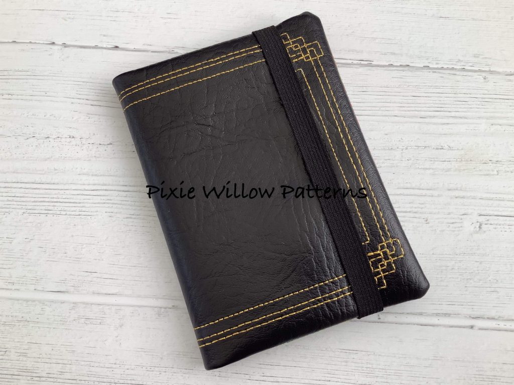 ITH Notebook Cover Art Deco inspired pattern. Machine embroidery design ...