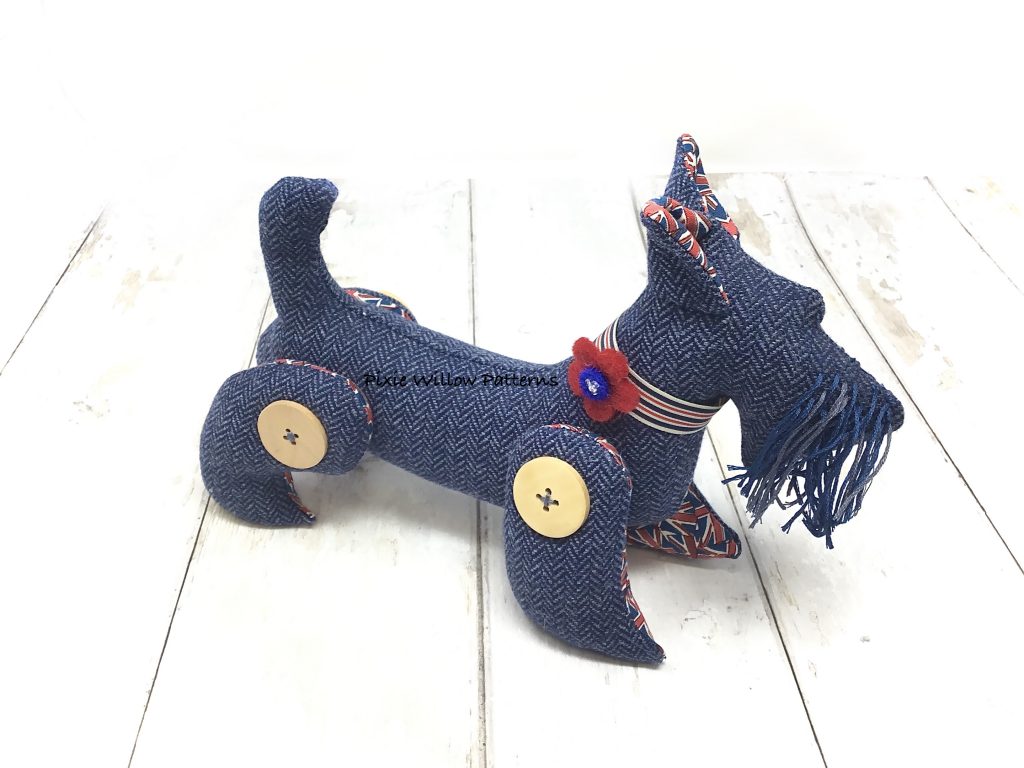 ITH Scottie Dog stuffie pattern. In the hoop Scottie Dog machine ...