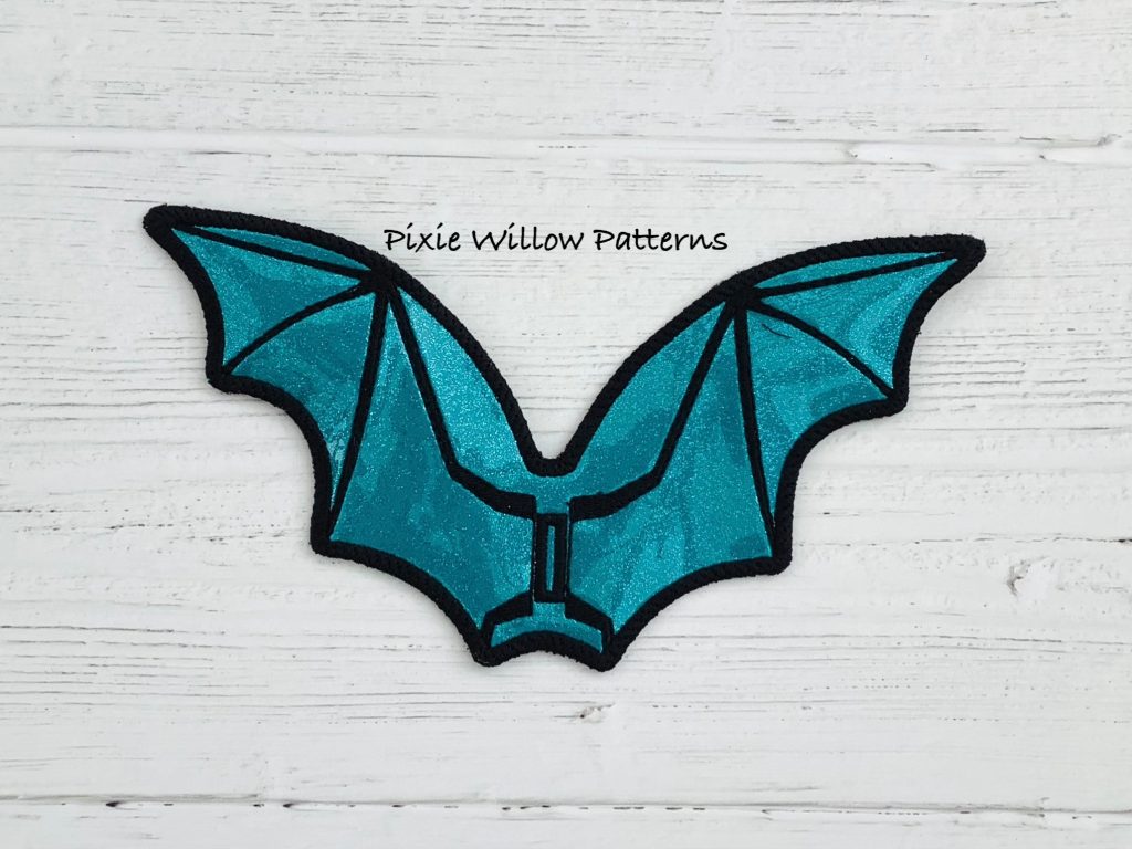 ITH 4×4 Bat Wings pattern. Machine embroidery Halloween design for 4×4 ...