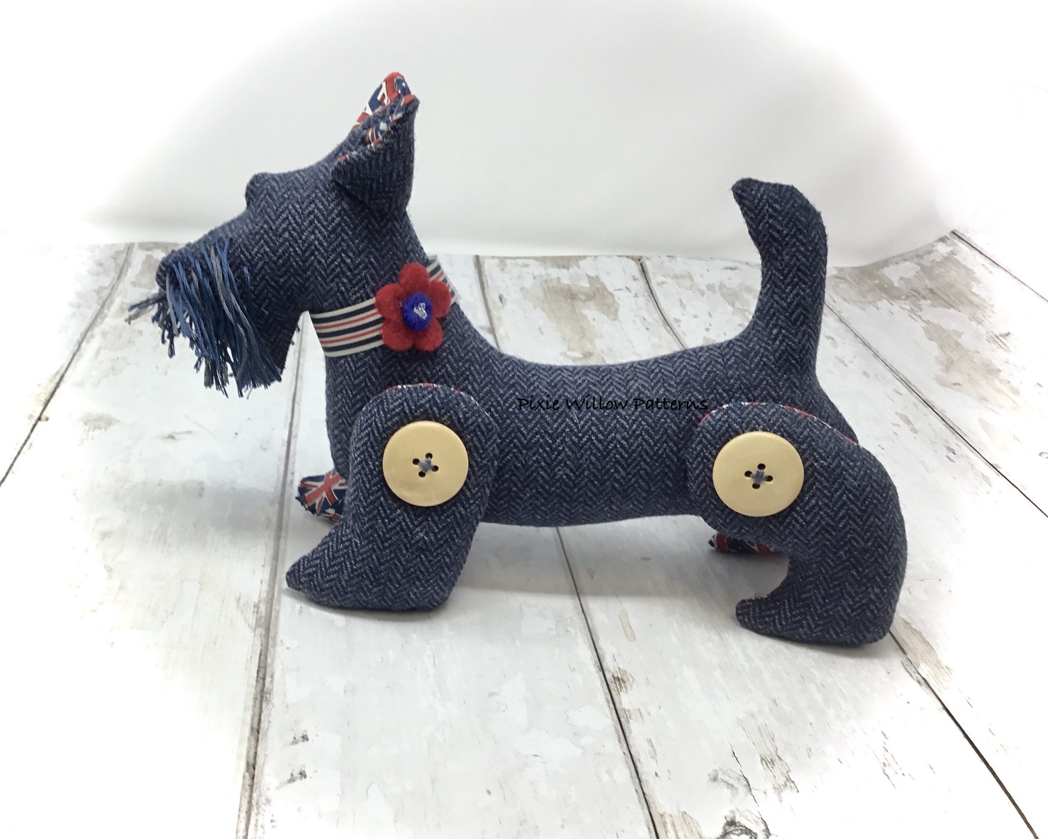 ITH Scottie Dog stuffie pattern. In the hoop Scottie Dog machine ...