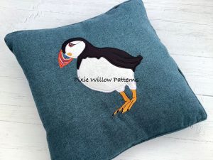 Puffin Applique Machine embroidery pattern for 5×7, 6×10, 8×12 and 9×12 ...