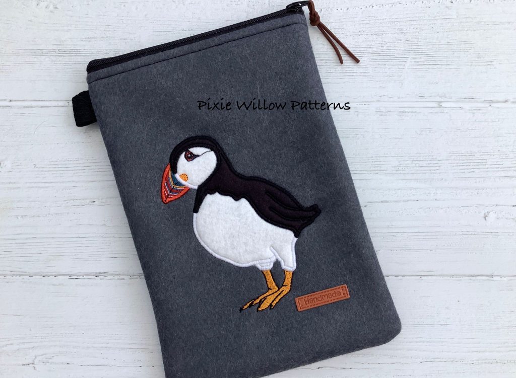 Puffin Applique Machine embroidery pattern for 5×7, 6×10, 8×12 and 9×12 ...