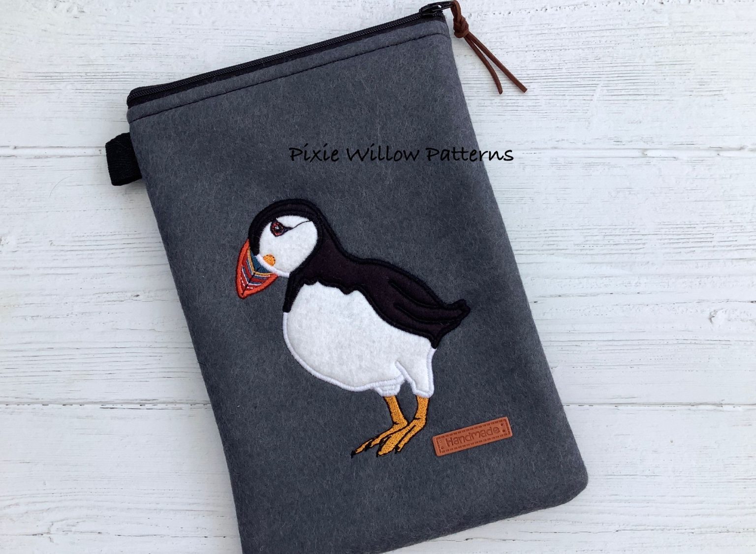 Puffin Applique Machine embroidery pattern for 5×7, 6×10, 8×12 and 9×12 ...