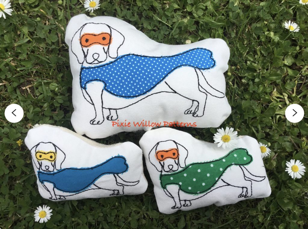 ITH Dachshund Super dog (3) stuffie. Part of the “My Family” series ...