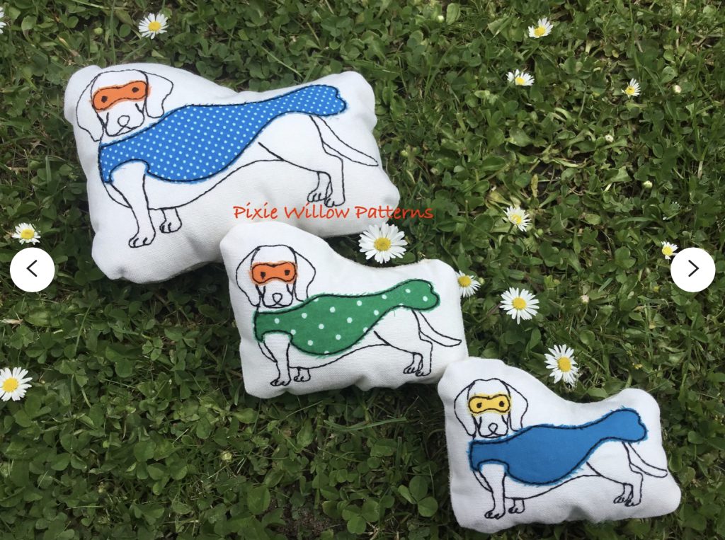 ITH Dachshund Super dog (3) stuffie. Part of the “My Family” series ...