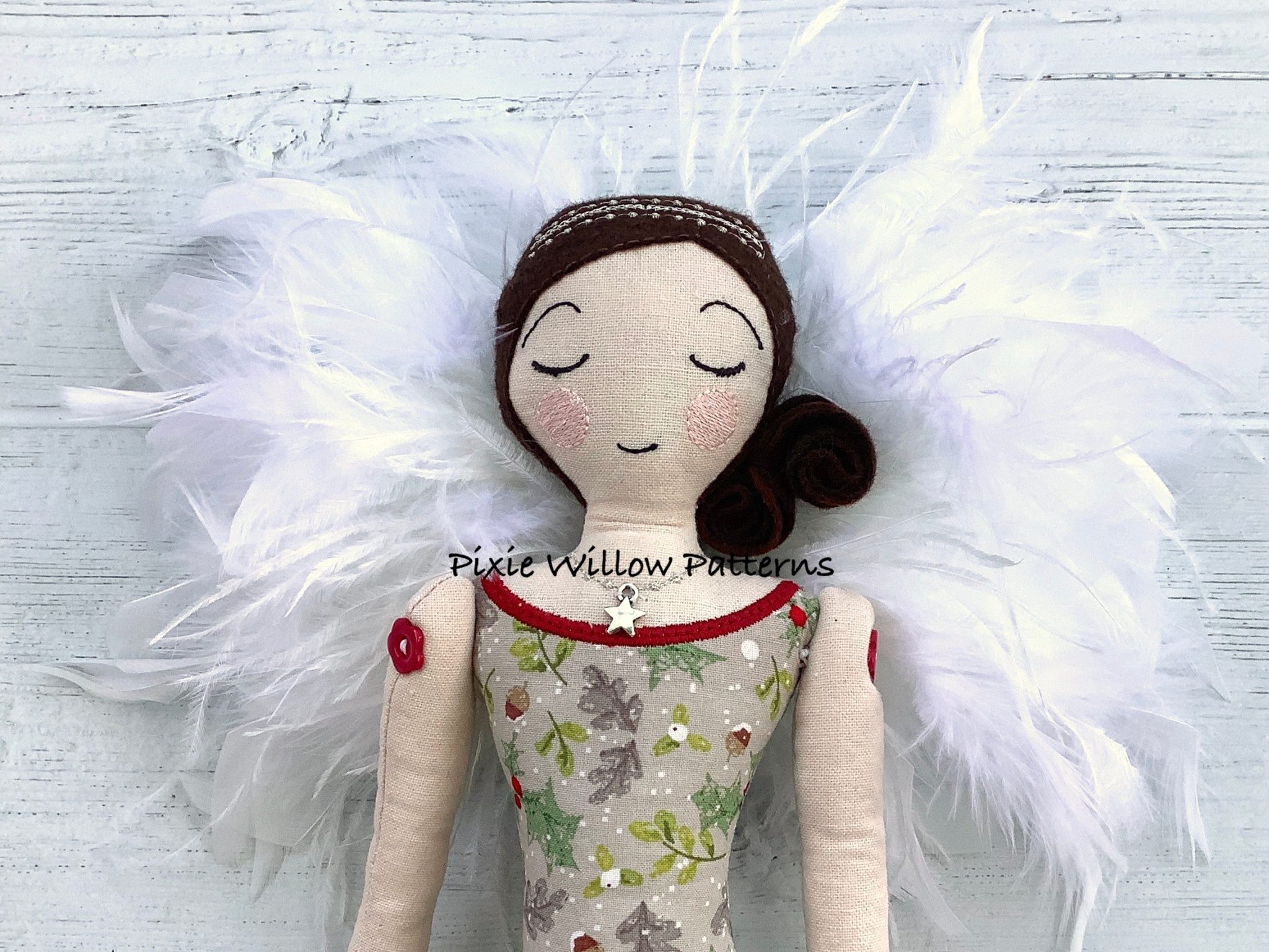 ITH Christmas Doll. In the hoop Christmas Doll pattern for 6×10 and 8×12 hoops. Machine ...