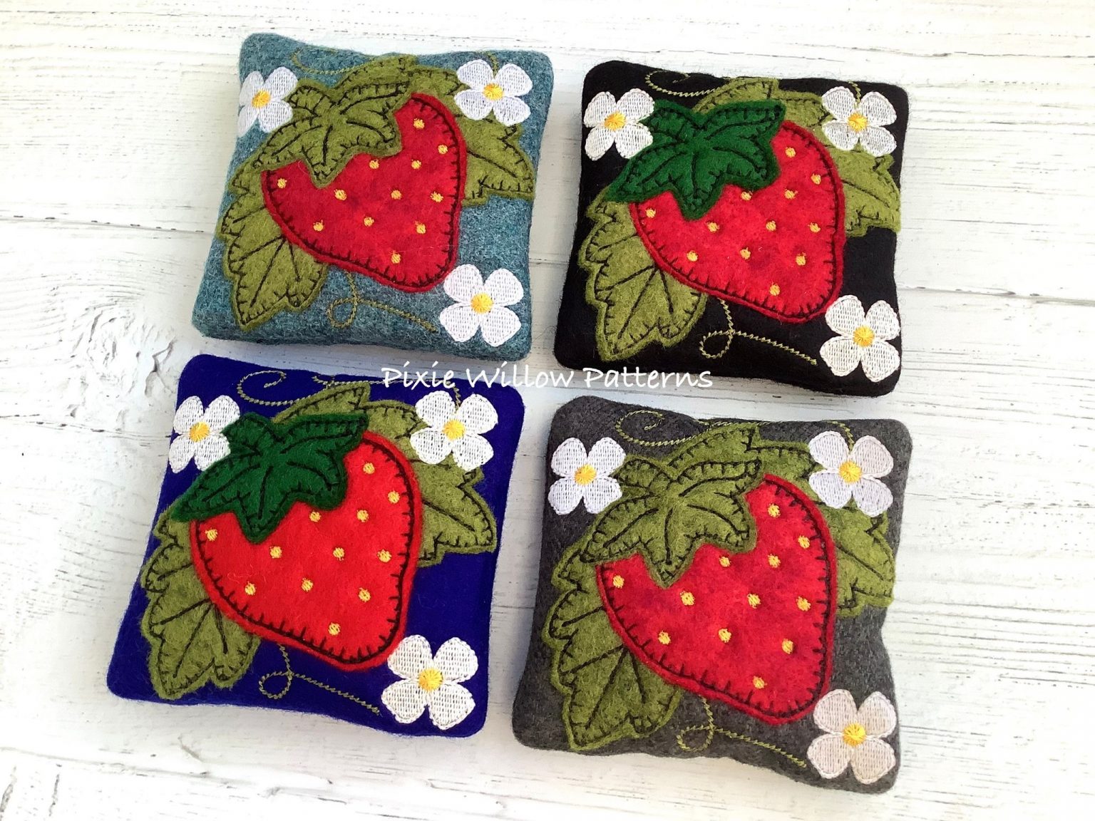 In the hoop pin cushion pattern. Set of 3 embroidery machine pin ...