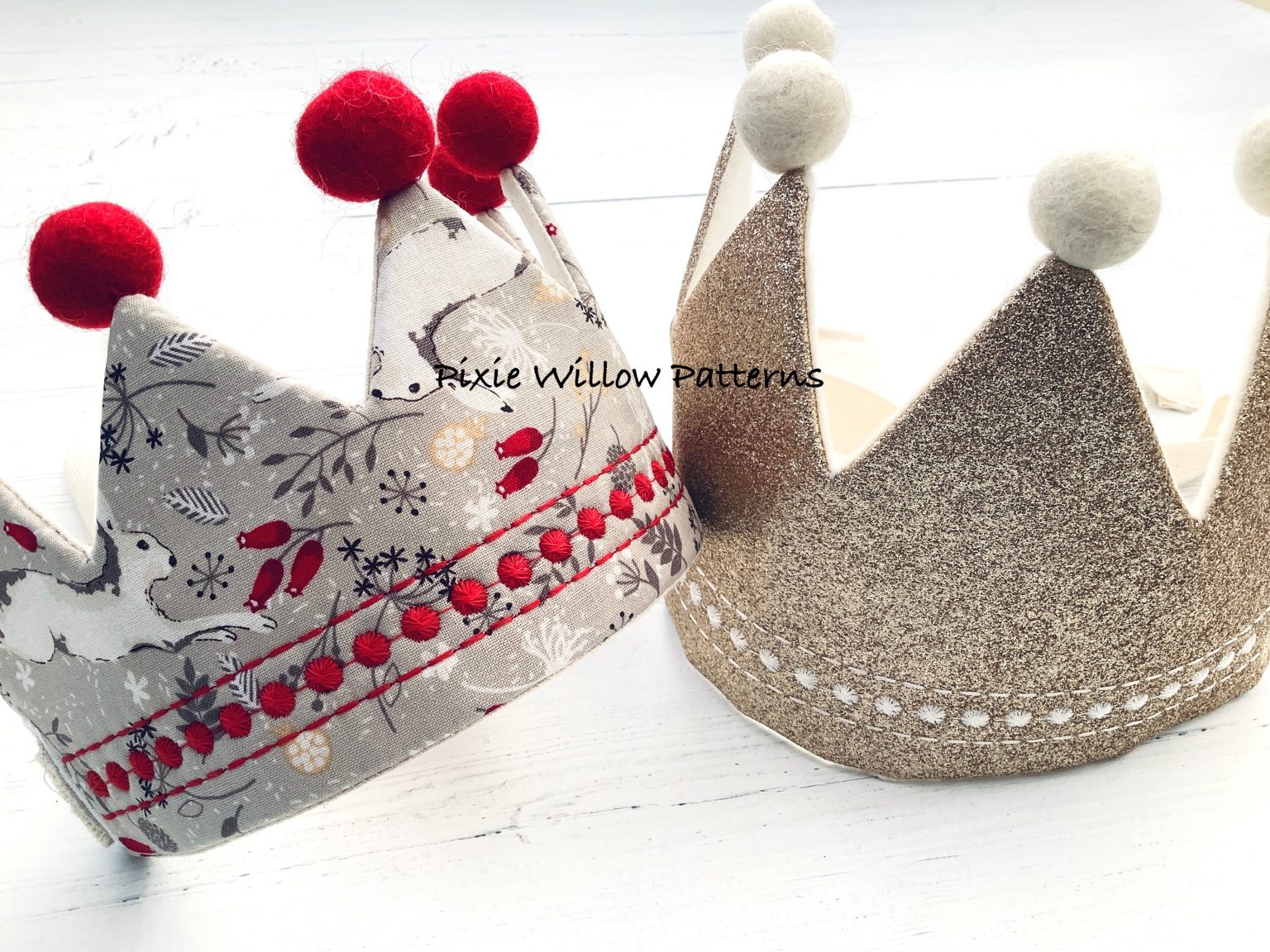 In the hoop Reusable Crown pattern. Embroidery machine design of a ...