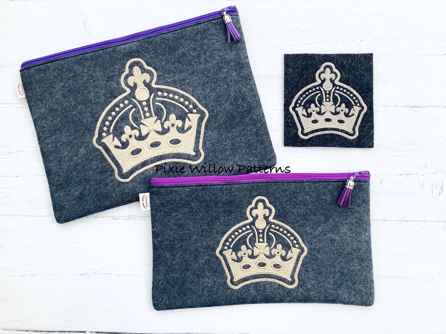 Crown embroidery design. Machine embroidery pattern of a crown for 4×4 ...