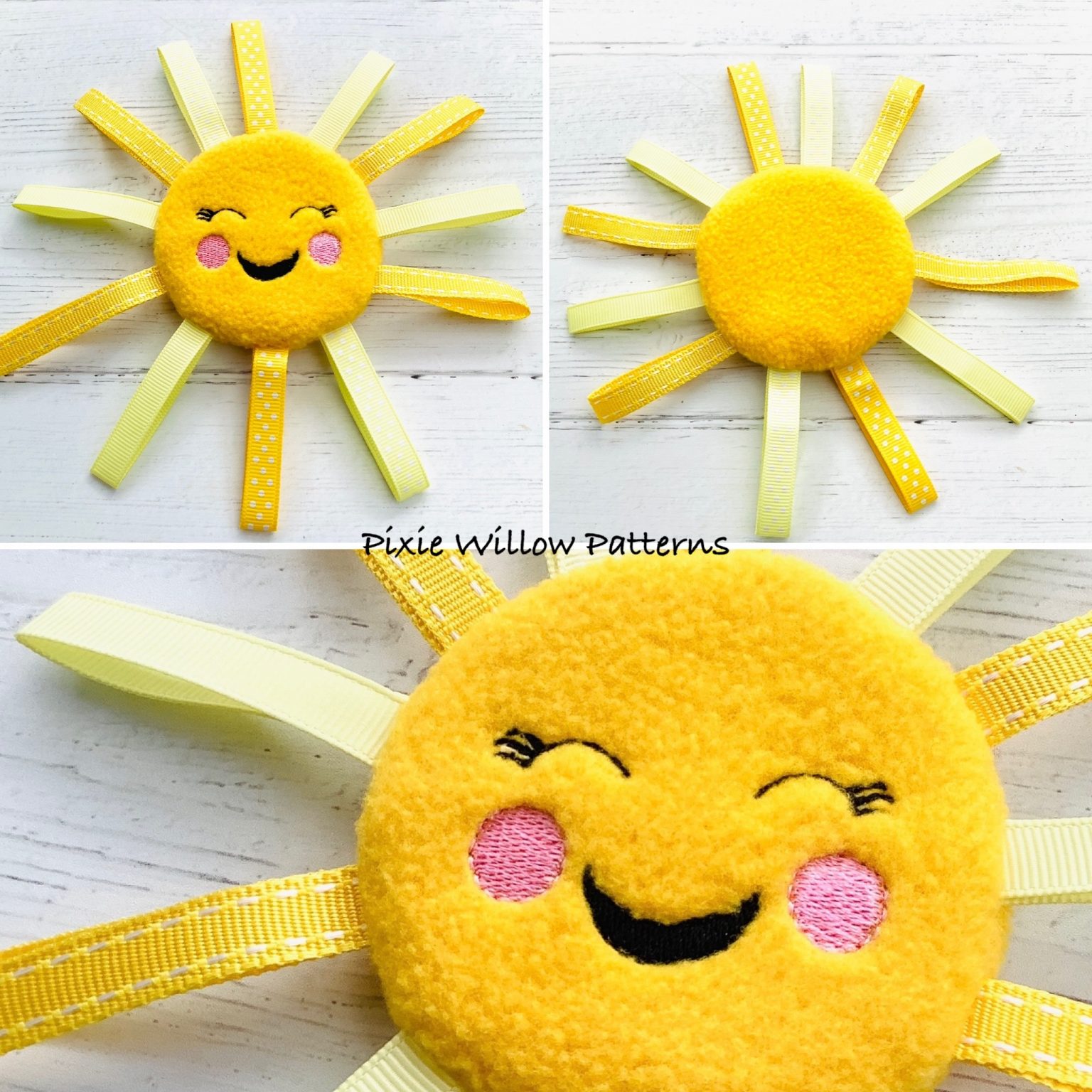 In the hoop Sun Comfort Blanket design. Embroidery machine pattern of ...