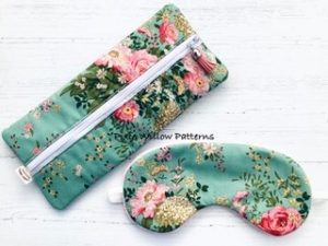 ITH Sleep Mask & Zipper Bag Pattern. Machine Embroidery Design for 6×10 ...