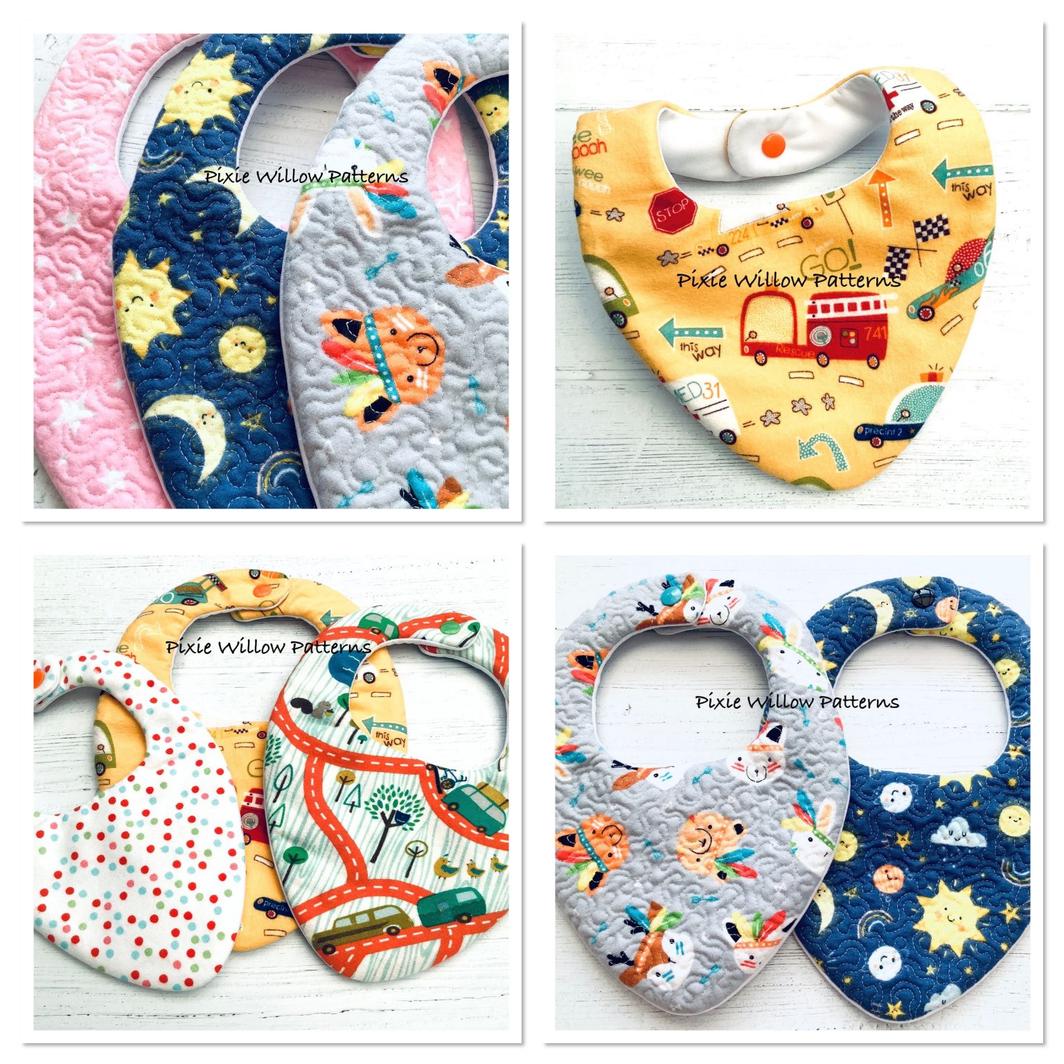 ITH Quilted Dribble Bib pattern. In The Hoop bib for 6×10, 8×11 and 8× ...