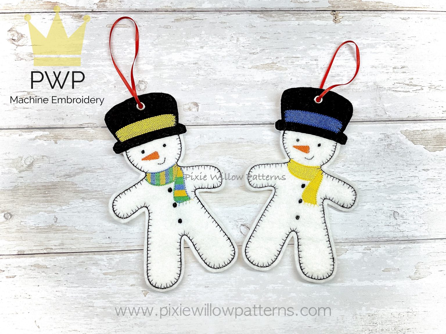 ITH Little Stuffed Snowman pattern. Christmas in the hoop machine ...