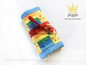 In The Hoop Pencil Roll Pattern for 7.9×11 hoops – Pixie Willow Patterns