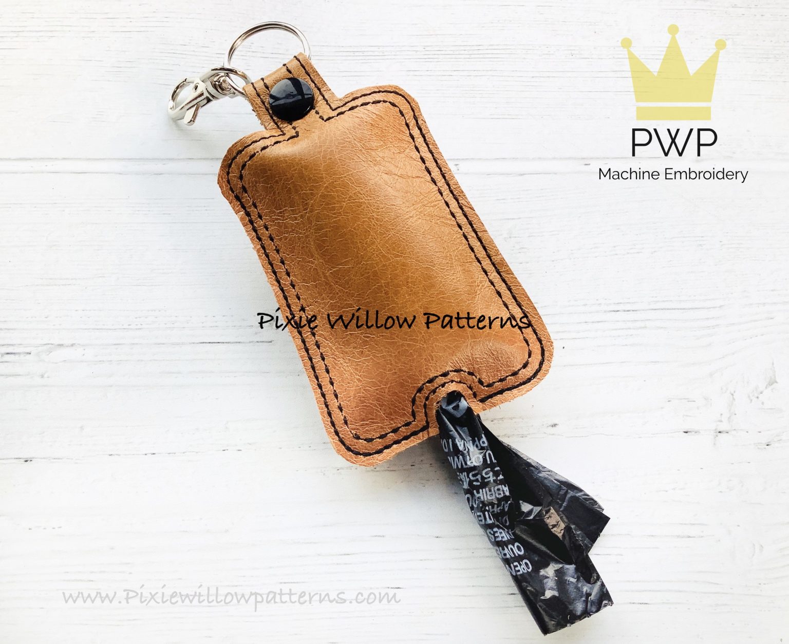 In the hoop Dog Poop Bag Holder Pattern. For 5×7 hoops – Pixie Willow ...