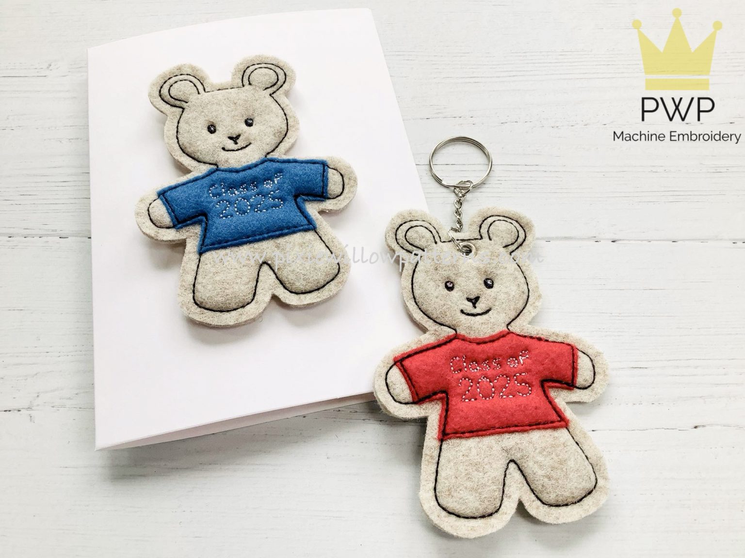 ITH Class of 2025 Bear Pattern. For 5×7 and 8×11 hoops. – Pixie Willow ...
