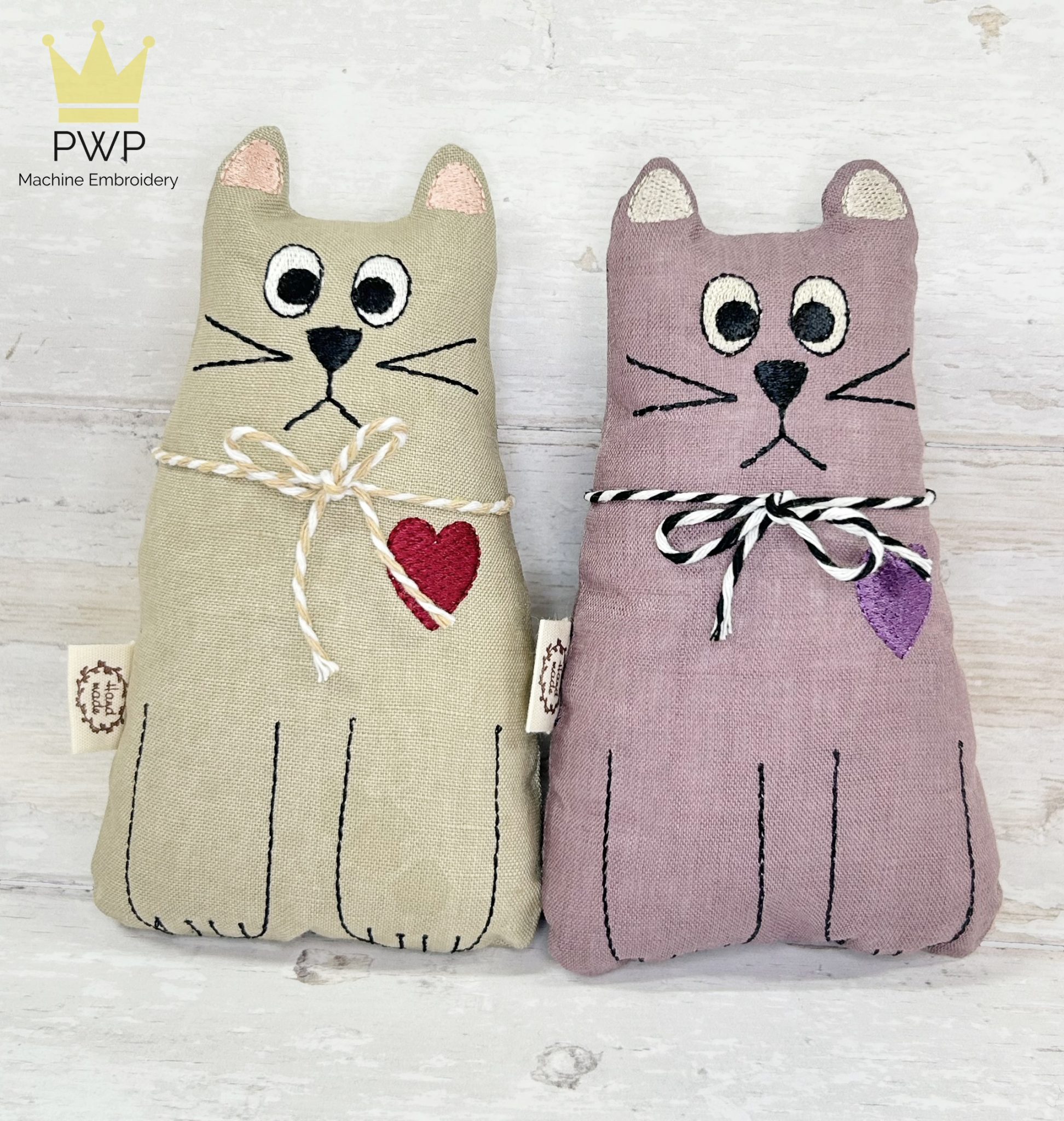 ITH Dazed Cat Soft Toy for 5×7 Hoops. – Pixie Willow Patterns